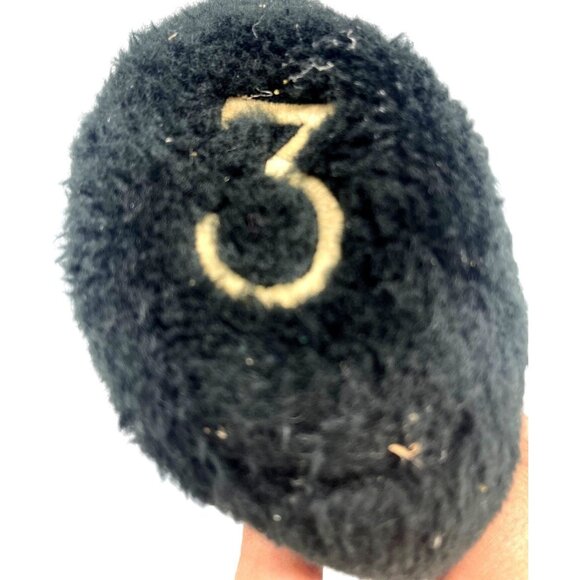 unknown | Games | Vintage Golf Club Head Cover 3 Black 9 Long 35 Diameter Read Used Fuzzing ...